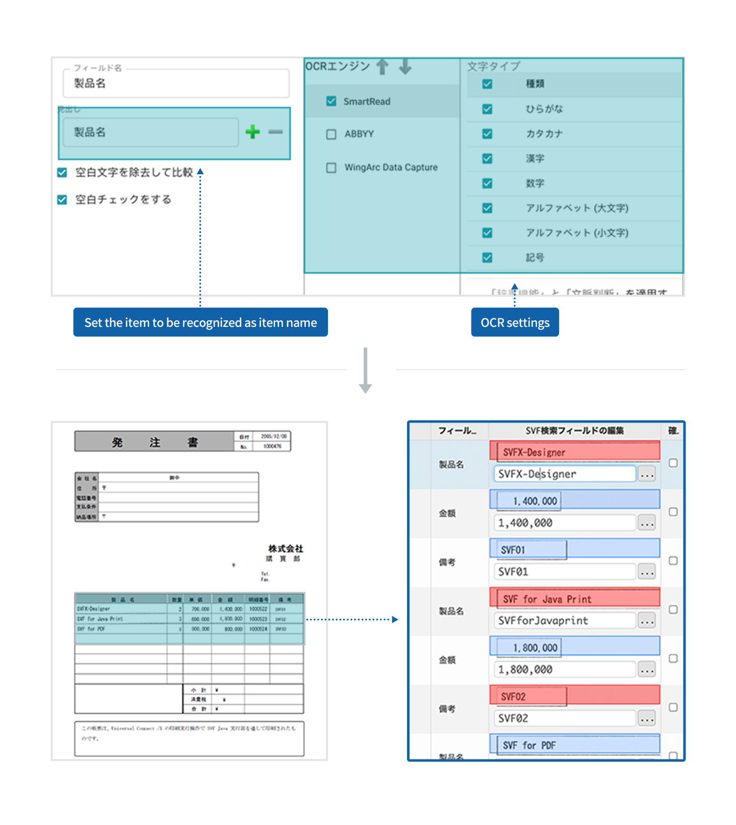 Features | invoiceAgent AI OCR｜WingArc1st Inc.
