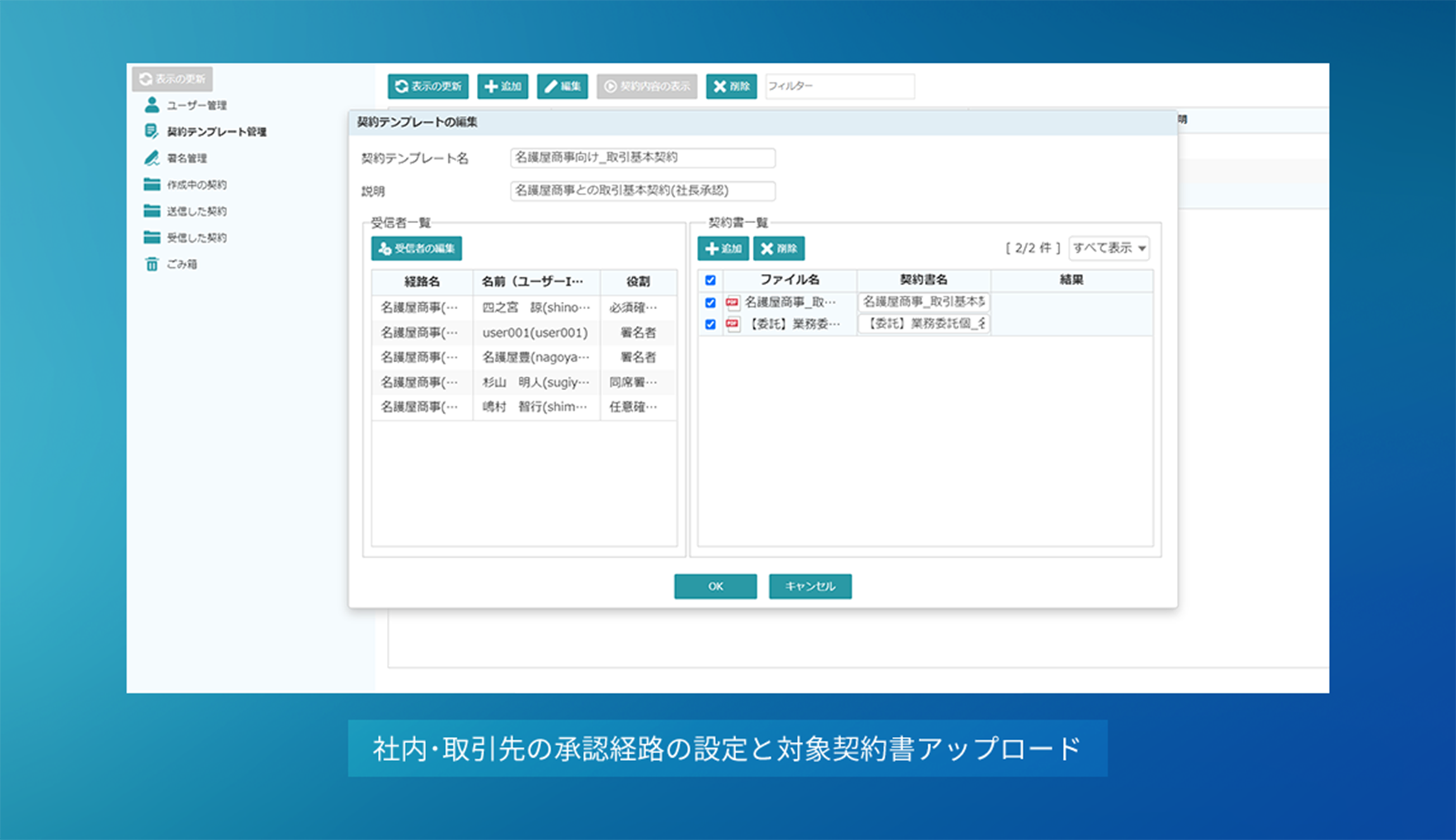 機能｜invoiceAgent 電子契約 ｜ウイングアーク1st